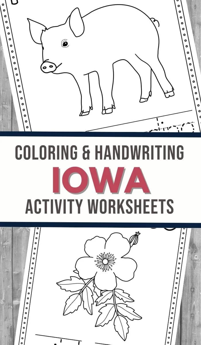 Iowa Coloring and Handwriting Worksheets | Free Homeschool Deals