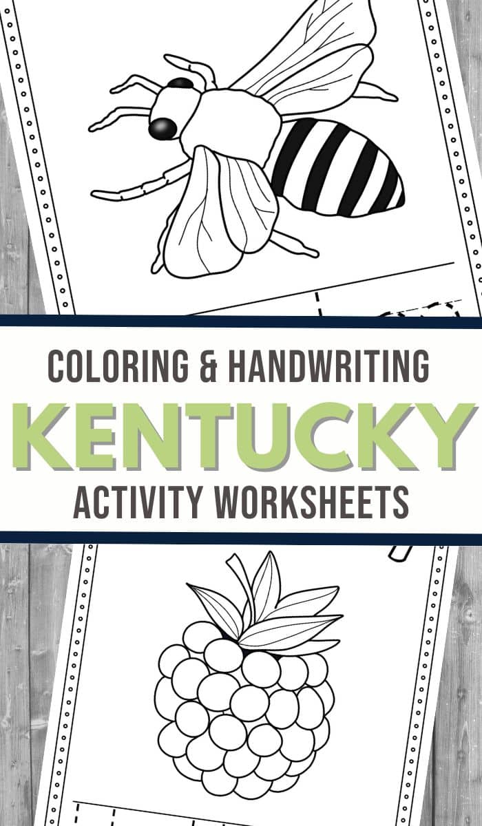 Kentucky Coloring and Handwriting Worksheets | Free Homeschool Deals