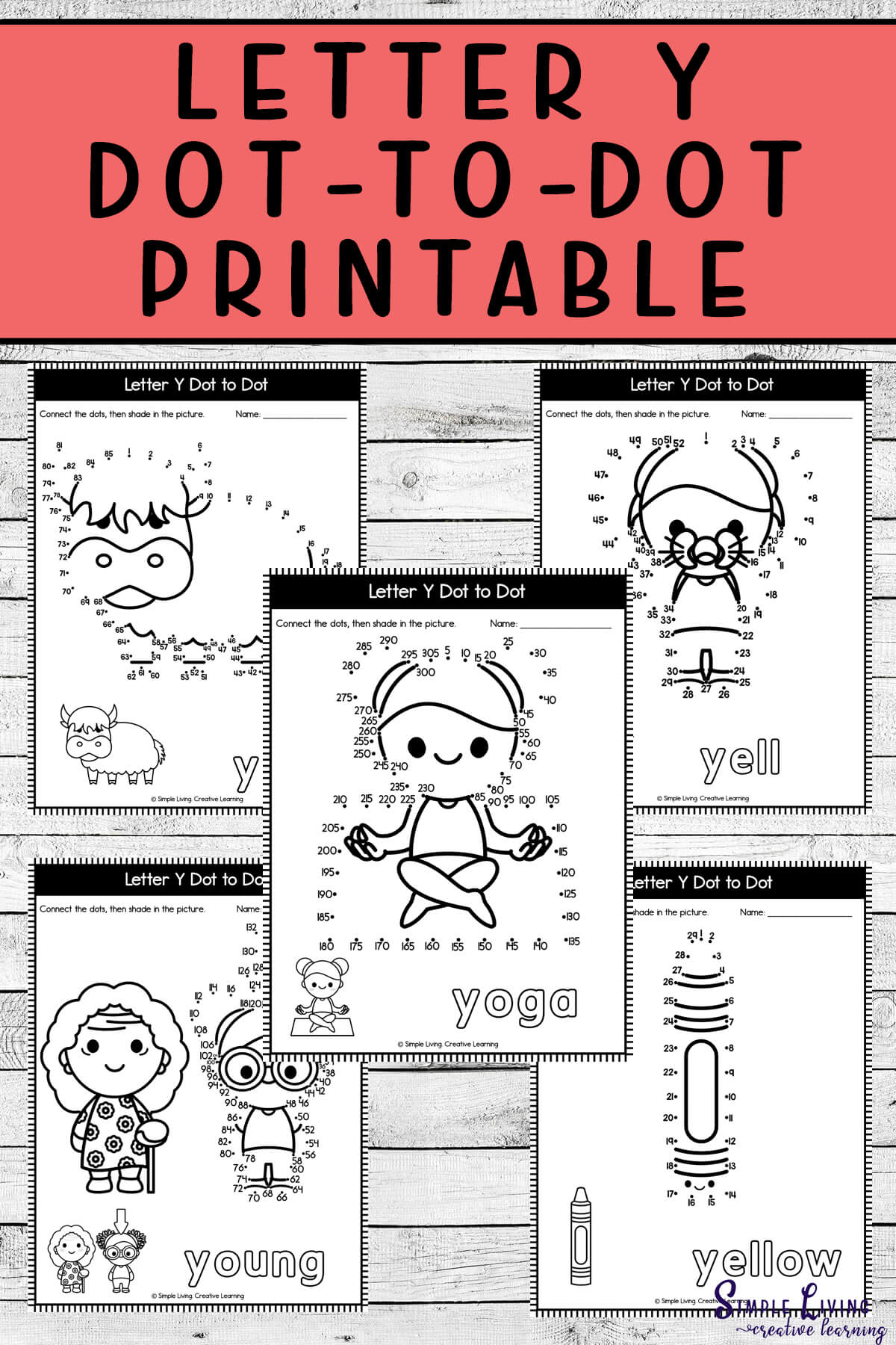Letter Y Dot-to-Dot Printables | Free Homeschool Deals