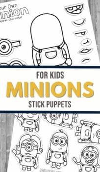 Minions Popsicle Stick Puppets | Free Homeschool Deals