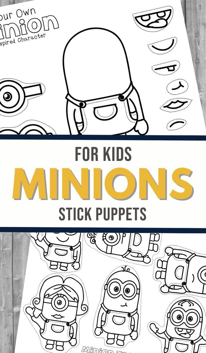 Minions Popsicle Stick Puppets | Free Homeschool Deals