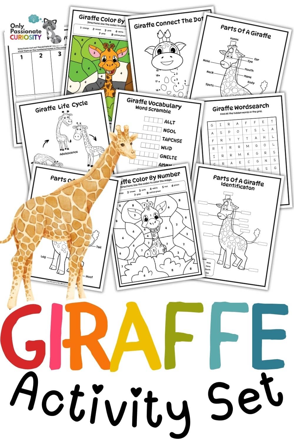Fun Giraffe Activity Set | Free Homeschool Deals