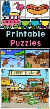 Printable Simple Picture Puzzles Games | Free Homeschool Deals