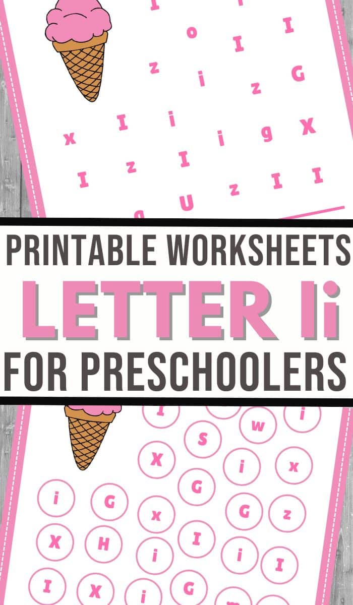 Find the Letter I is for Ice Cream Worksheets | Free Homeschool Deals