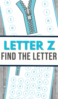 Find the Letter Z is for Zipper Worksheets | Free Homeschool Deals