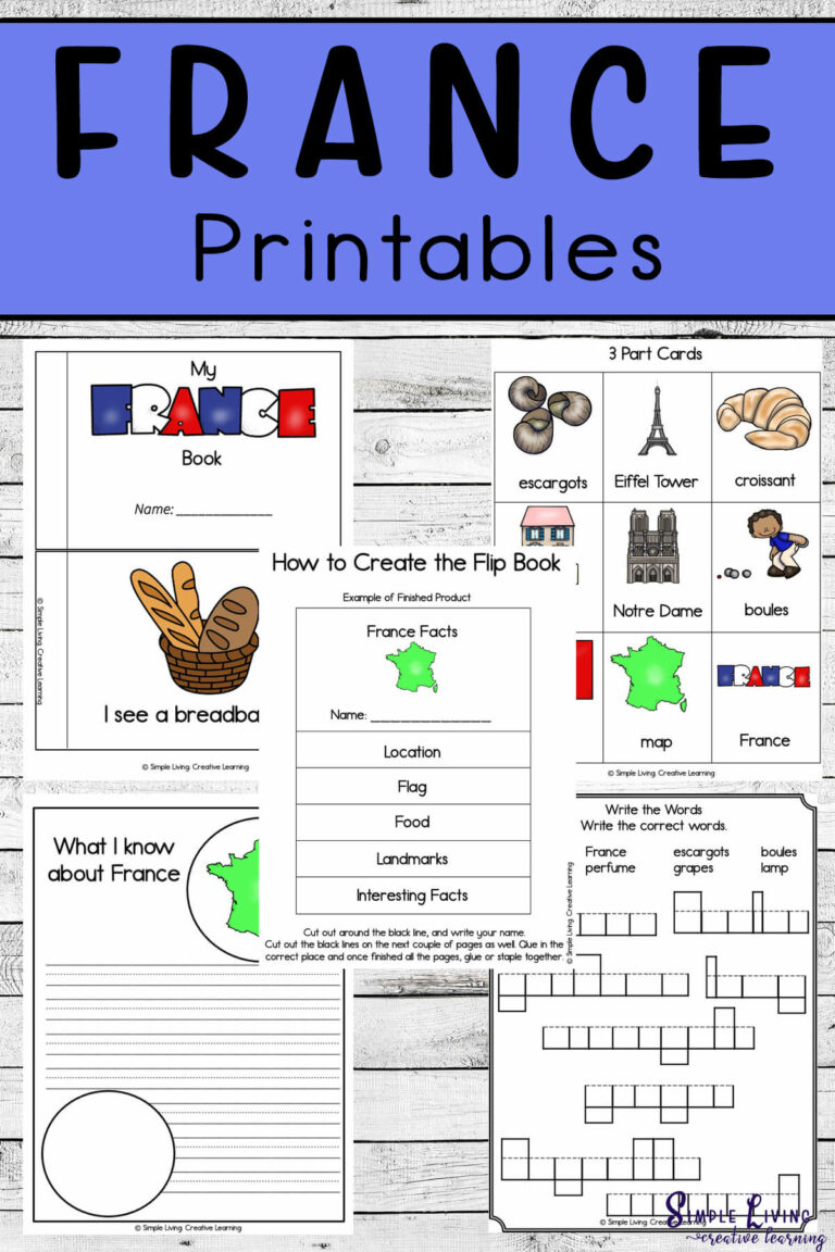 France Printable Pack | Free Homeschool Deals