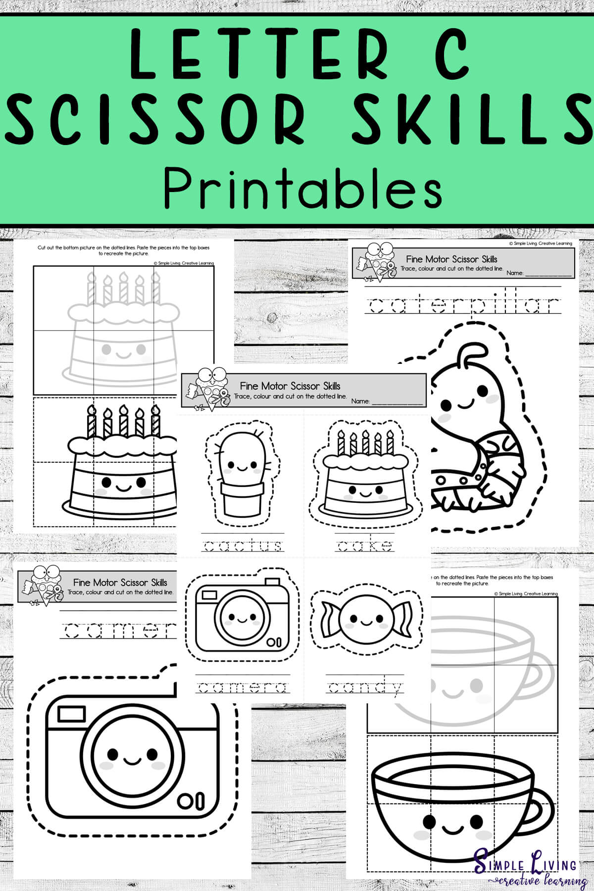 Letter C Fine Motor Scissor Skills Printables | Free Homeschool Deals