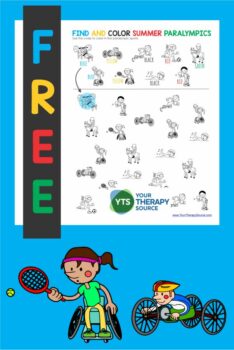 Find and Color Summer Paralympics FREE PRINTABLE | Free Homeschool Deals