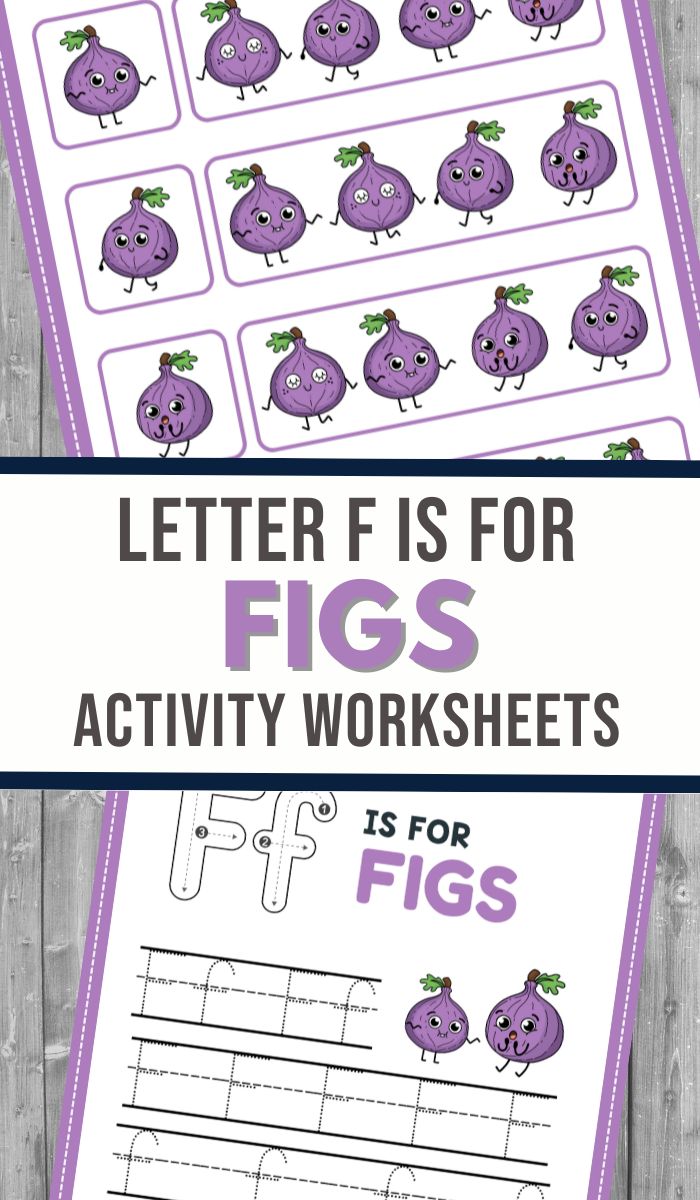 Letter F is for Figs Free Printable | Free Homeschool Deals