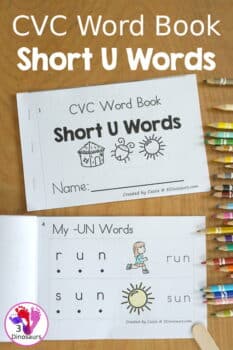FREE CVC Reader: Short U Words | Free Homeschool Deals