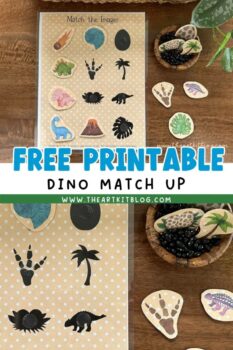 Dinosaur Matching Game FREE Printable | Free Homeschool Deals