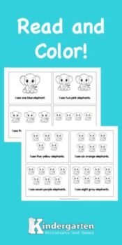 Elephant Number Counting & Coloring Worksheets | Free Homeschool Deals