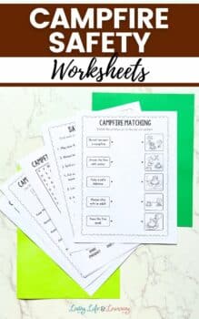 Free Campfire Fun Safety Printables | Free Homeschool Deals