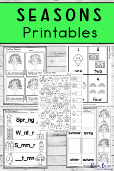 Four Seasons Printable Activity Pack | Free Homeschool Deals