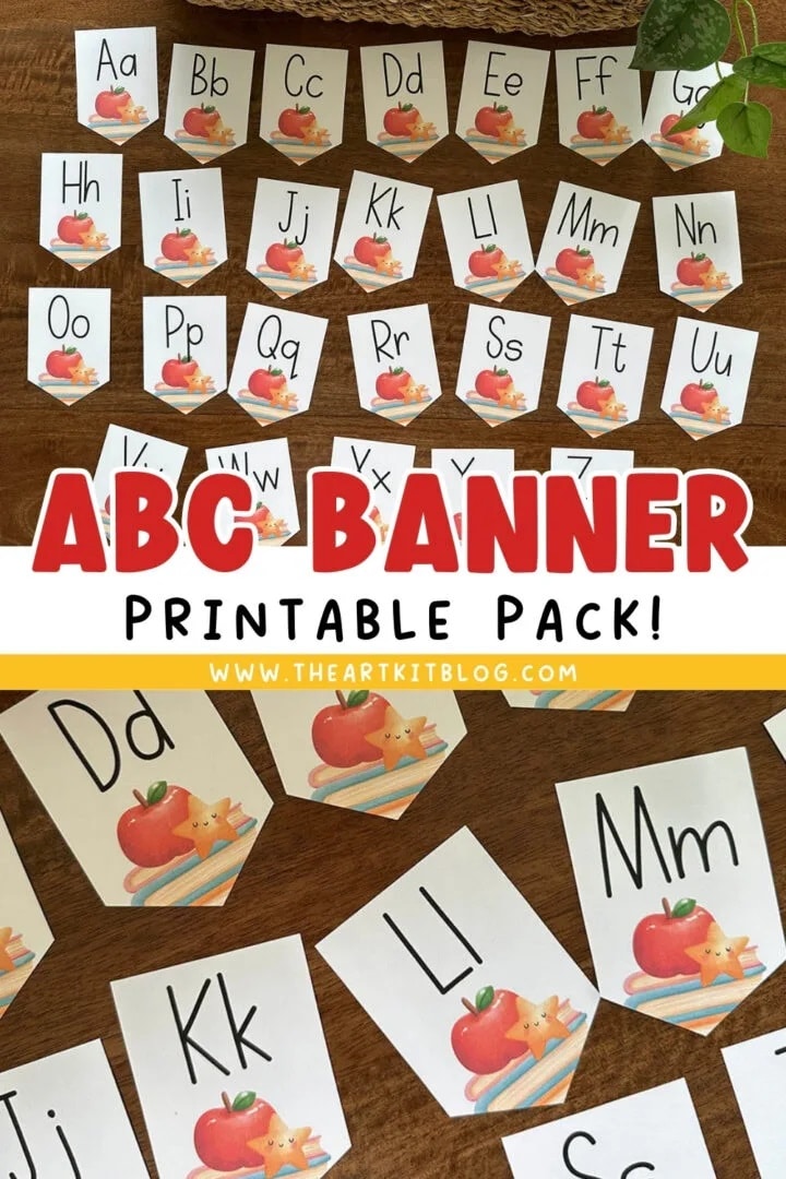 Printable Back to School Alphabet Banner | Free Homeschool Deals