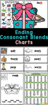 Final Consonant Ending Blends Chart Pack | Free Homeschool Deals