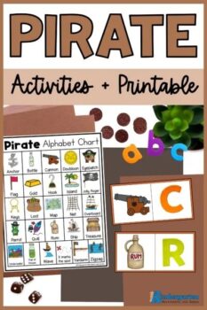 Pirate A-Z Alphabet Matching Activity | Free Homeschool Deals