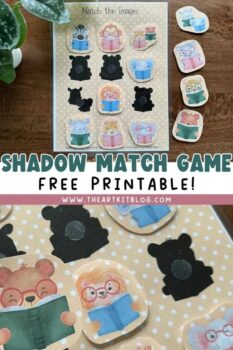 Shadow Book Printable Matching Game | Free Homeschool Deals