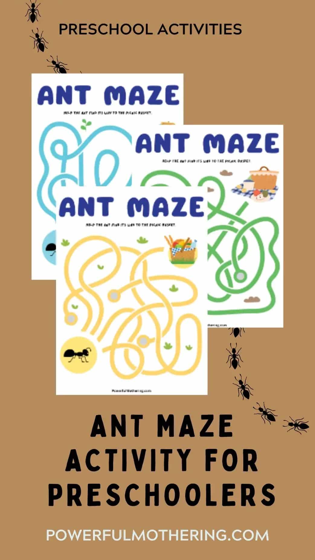 Busy Ant Themed Maze Printables | Free Homeschool Deals