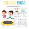 Physical Activity Bingo Game For Exercise | Free Homeschool Deals