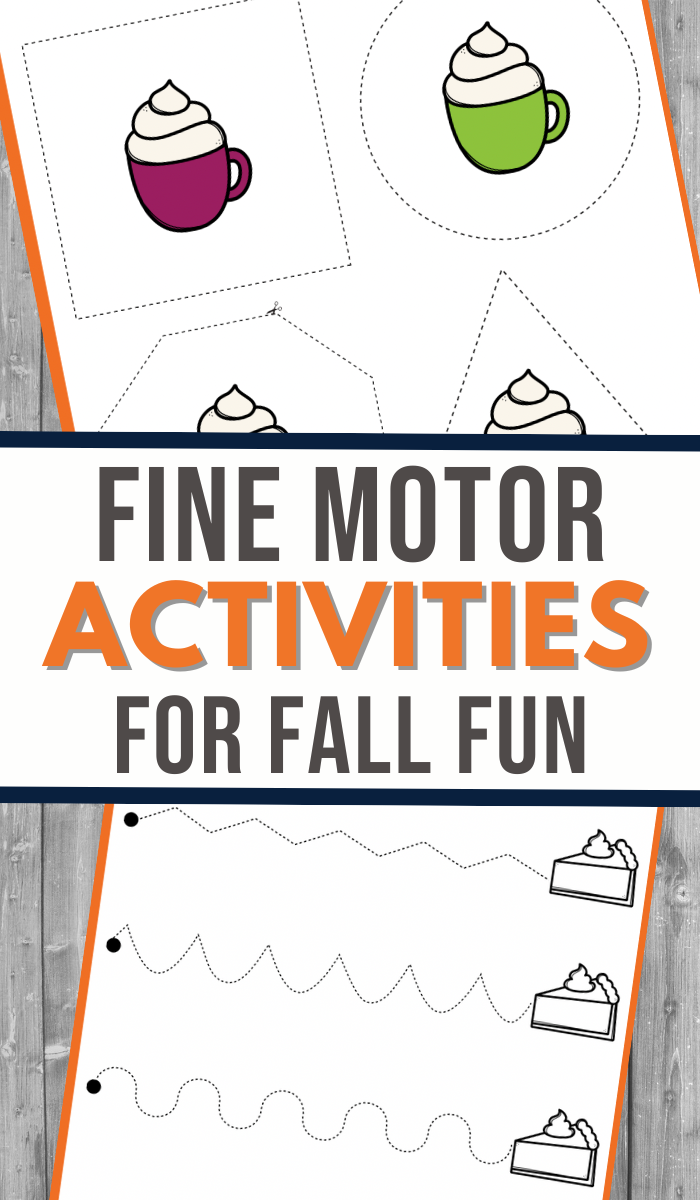 Fall Shapes Cutting & Tracing Worksheets | Free Homeschool Deals