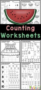 Preschool Number Counting Printables for 1-10 | Free Homeschool Deals