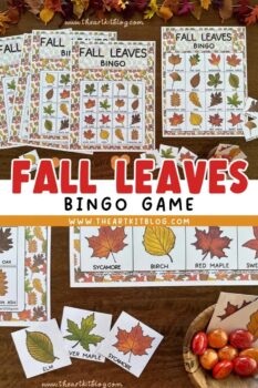 Fall Tree Leaf Themed Bingo Game | Free Homeschool Deals
