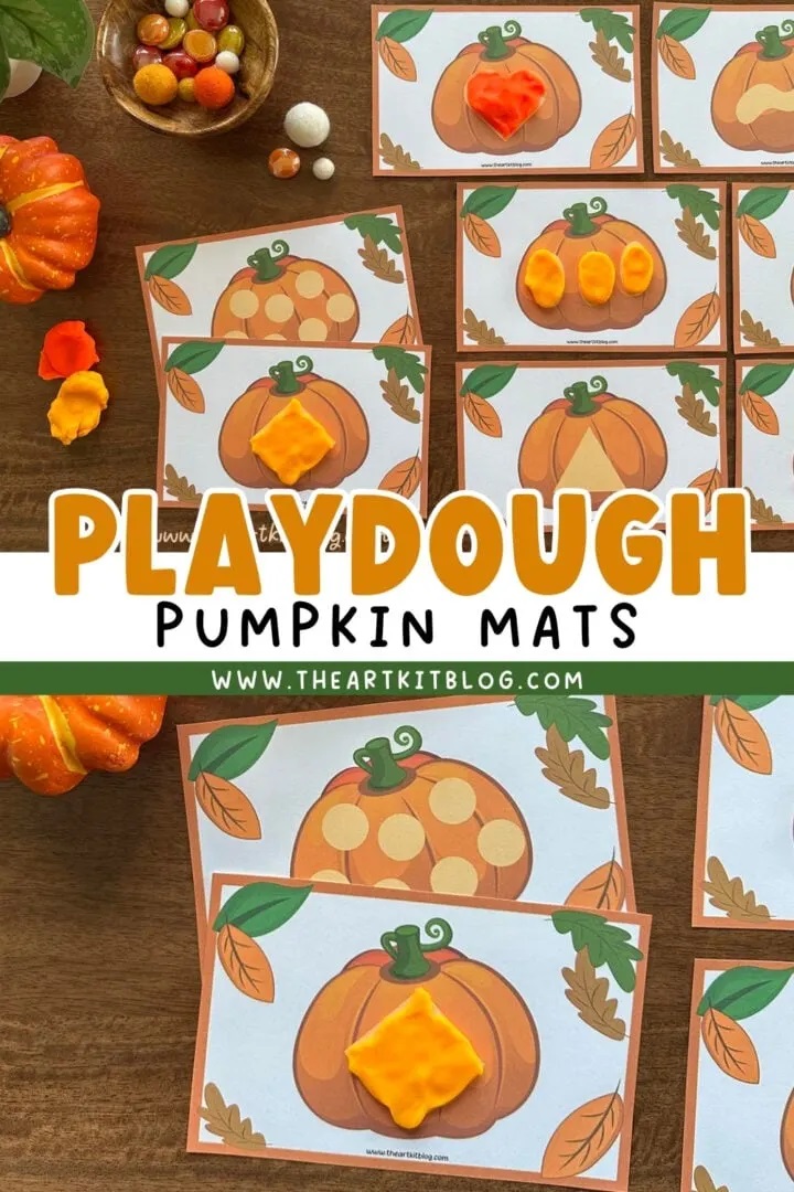 Fall Pumpkin Playdough Shapes Activity | Free Homeschool Deals