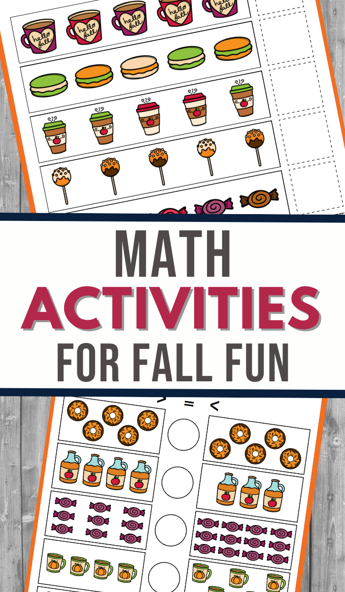 Autumn Math Worksheet Activities for Preschool | Free Homeschool Deals