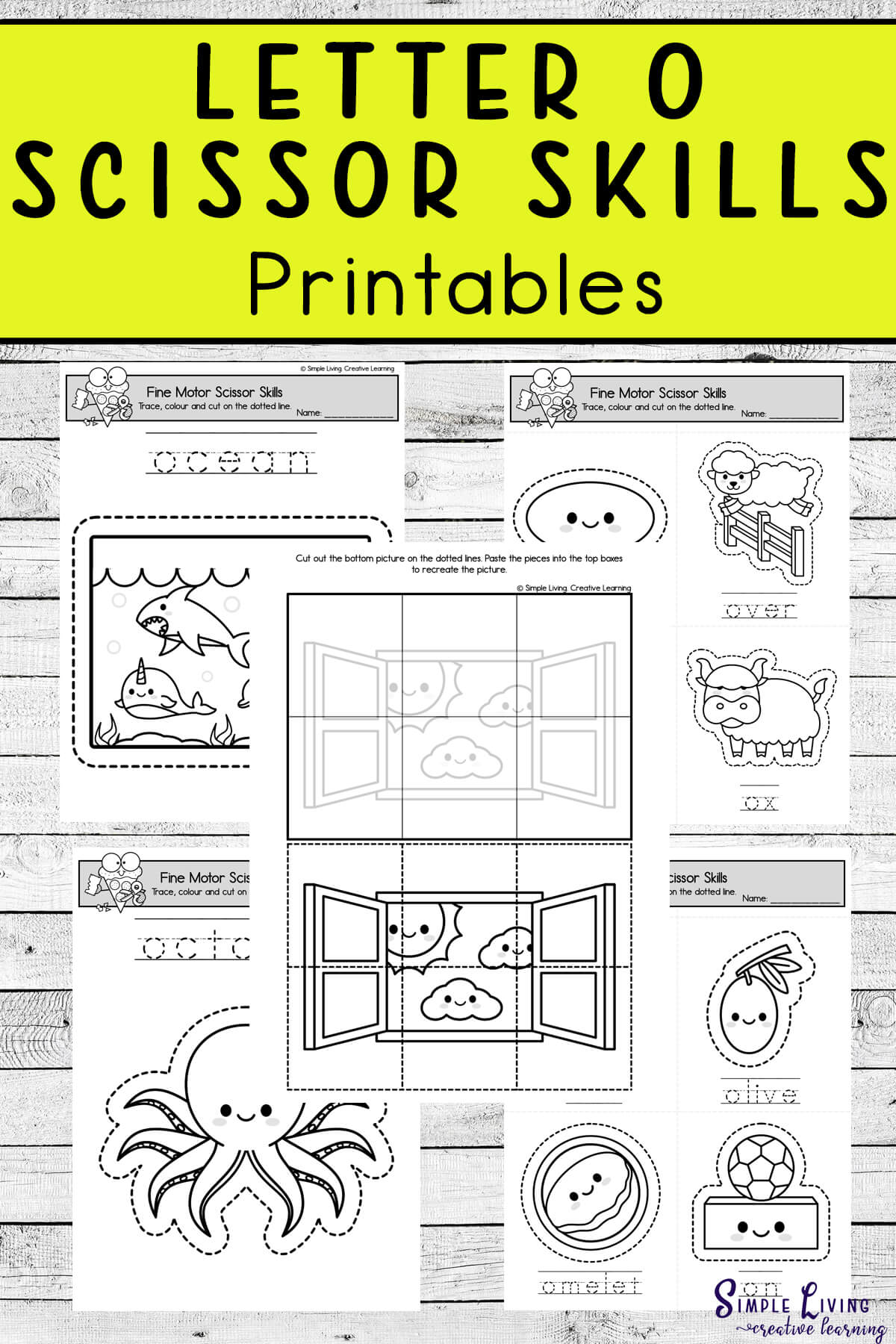 Letter O Alphabet Cutting and Tracing Activities | Free Homeschool Deals