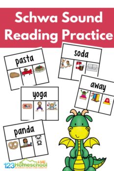 Schwa Sound Clip Card Activity Printables | Free Homeschool Deals