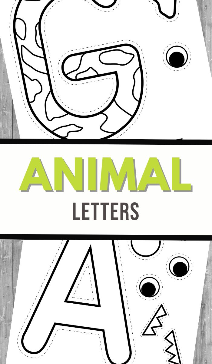 Animal Letter Craft Activity Pack | Free Homeschool Deals
