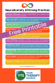 Free Printable Principles to Affirm Neurodiversity | Free Homeschool ...