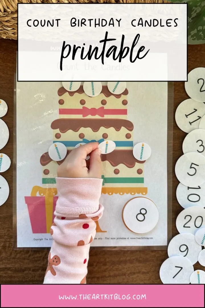 Preschool Birthday Counting Activity Printable | Free Homeschool Deals