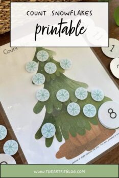 Winter Snowflakes Number Counting Activity | Free Homeschool Deals