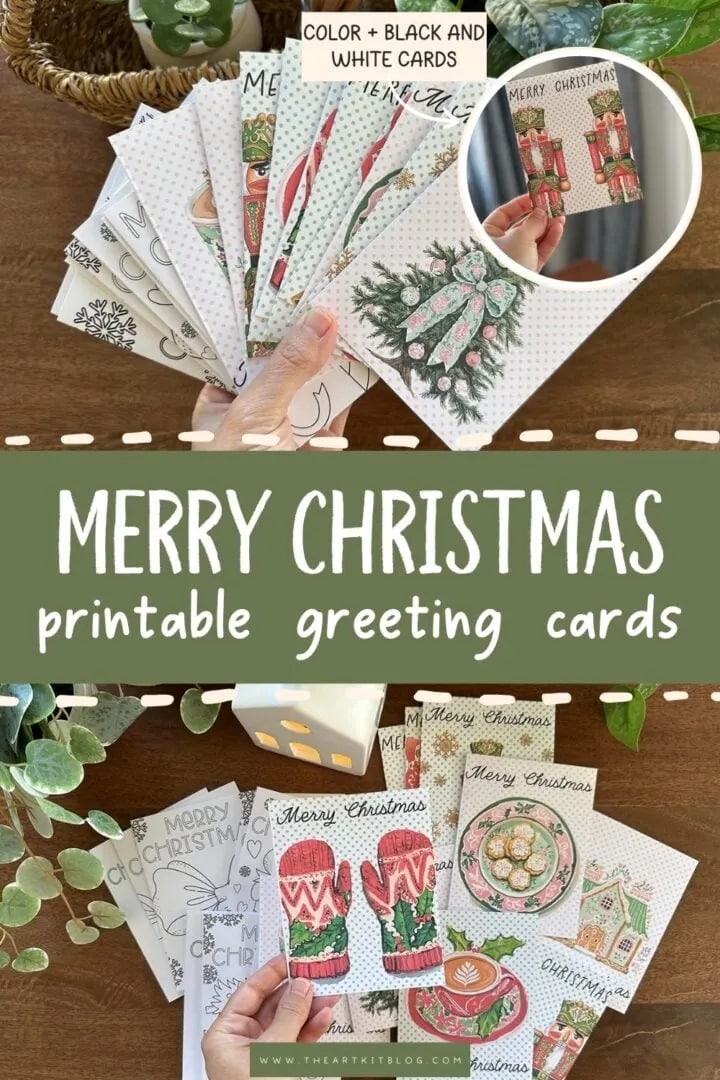 21 FREE Printable Christmas Holiday Cards | Free Homeschool Deals