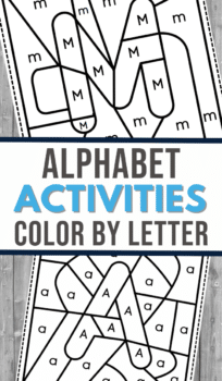 Color By Upper & Lower Case Letter Sheets | Free Homeschool Deals