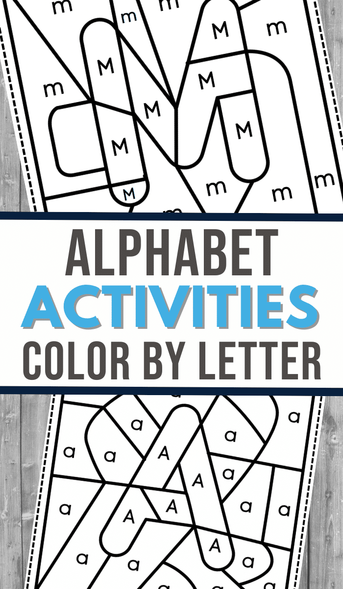 Color By Upper & Lower Case Letter Sheets | Free Homeschool Deals