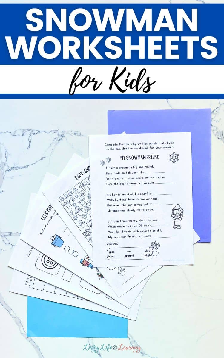 Snowman I Spy and Activity Printable Pack | Free Homeschool Deals
