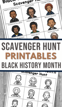 Black History Figures Fun Scavenger Hunt Activity | Free Homeschool Deals