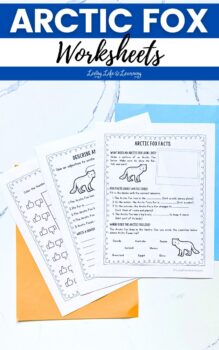 Arctic Fox Winter Animal Printables | Free Homeschool Deals
