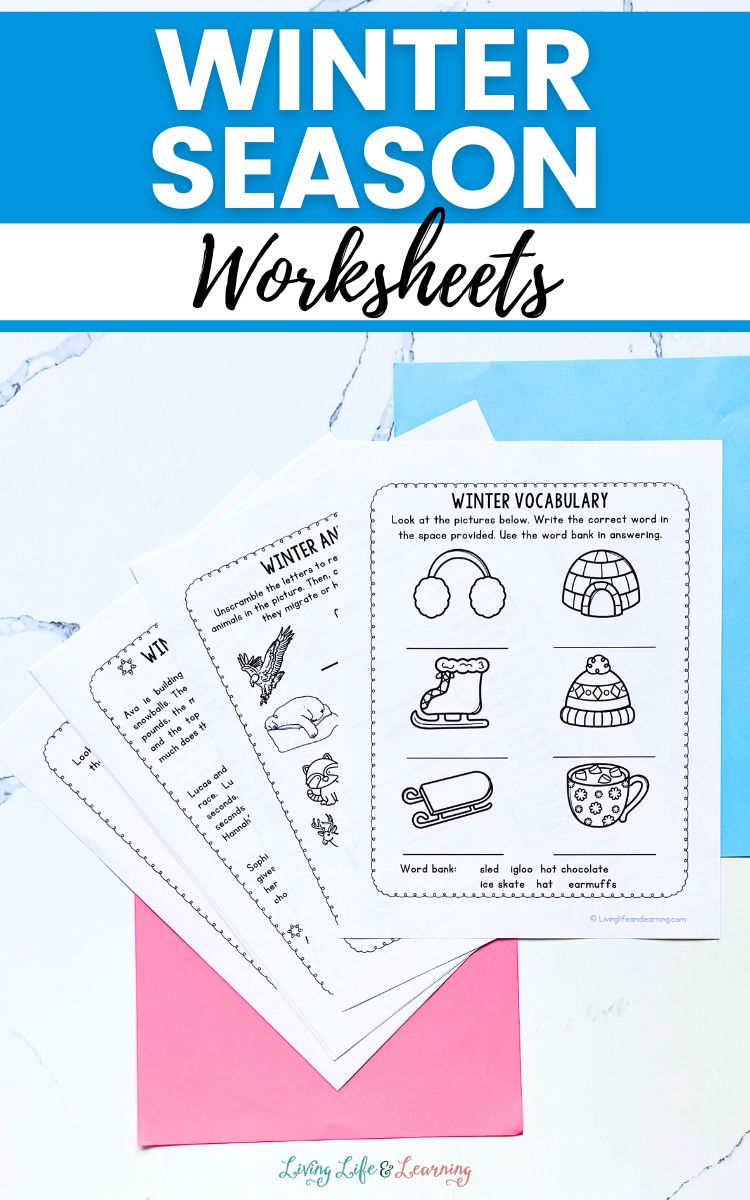 Winter Animals and Vocabulary Printables | Free Homeschool Deals
