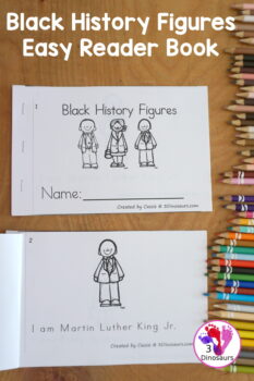 DIY Easy Reader Printable For Black History | Free Homeschool Deals