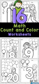 Math 0-20 Number Coloring Printables | Free Homeschool Deals