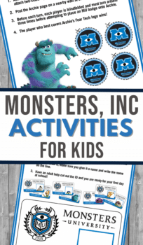 Monsters University Games and Craft Printables | Free Homeschool Deals