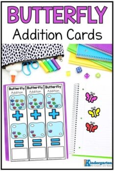 Butterfly Addition Cards Activity Pack | Free Homeschool Deals